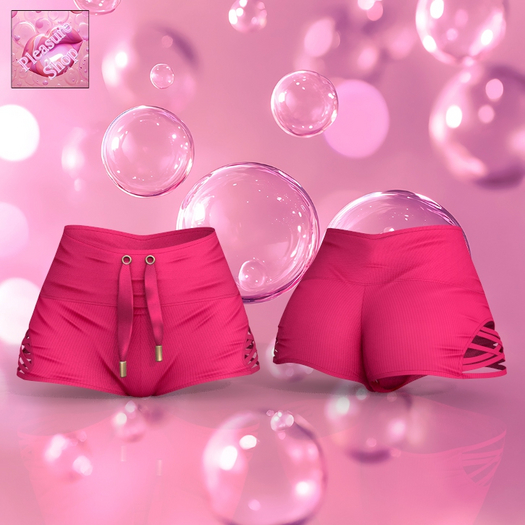 Second Life Marketplace Fuchsia Shape Larax Shorts